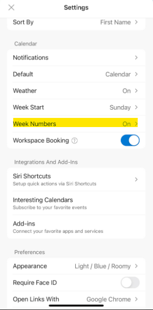 Week numbers in Android app and Desktop version of Outlook differs for ...