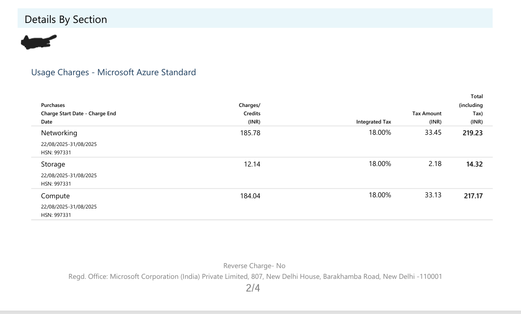 Want to know more about azure bill? - Microsoft Q&A