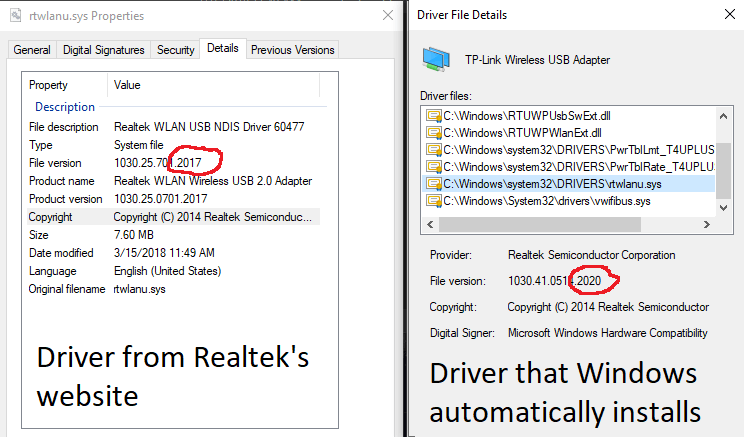 BSOD Regarding "rtwlanu.sys" (DRIVER_IRQL_NOT_LESS_OR_EQUAL ...