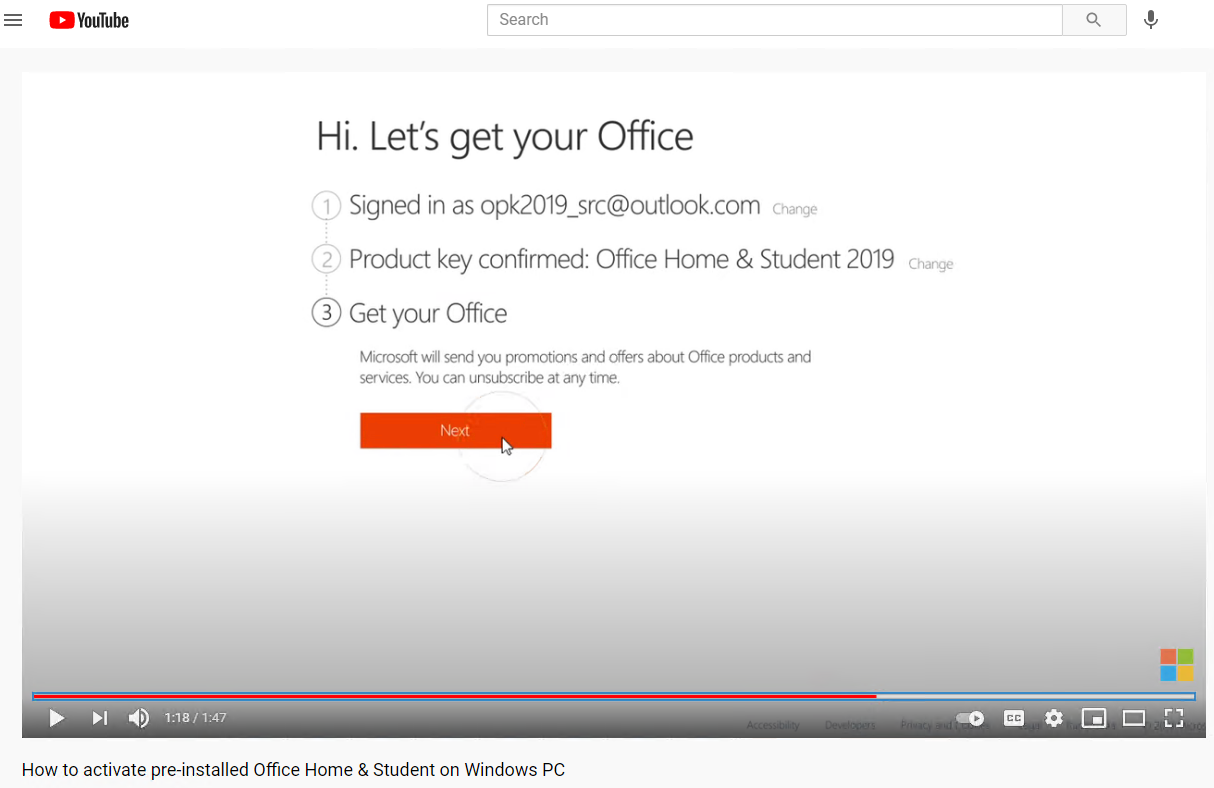 Activation of pre-installed Office 365 - Microsoft Q&A