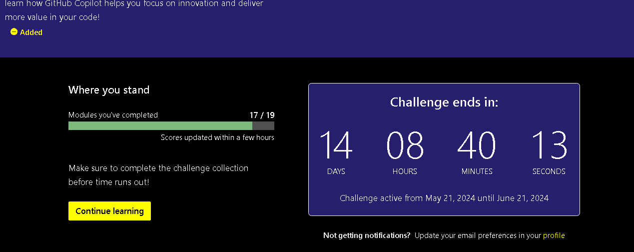 How to complete 19 modules in the challenge -Microsoft Build ...