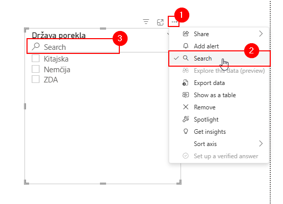 how can I have search option in a table visual in PowerBI? Currently I ...