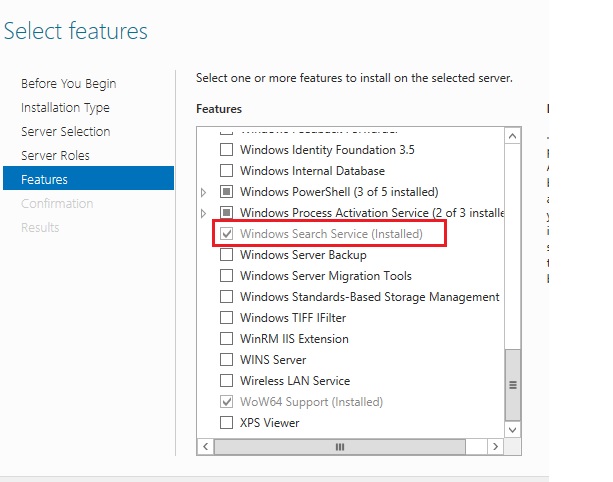 Indexing Service not working on Windows server R2 (Server Manager) - Microsoft Q&A