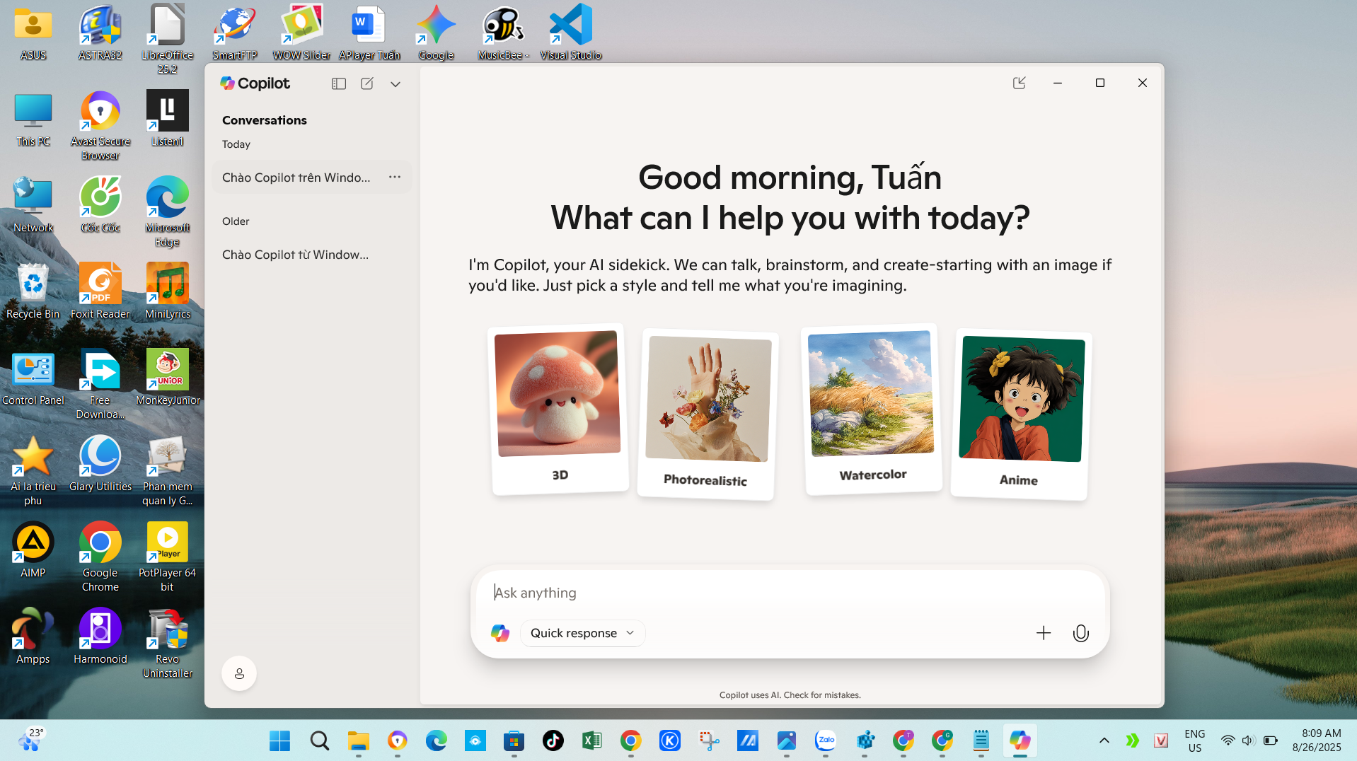 Fix for "copilot error the request took longer than expected. please ...