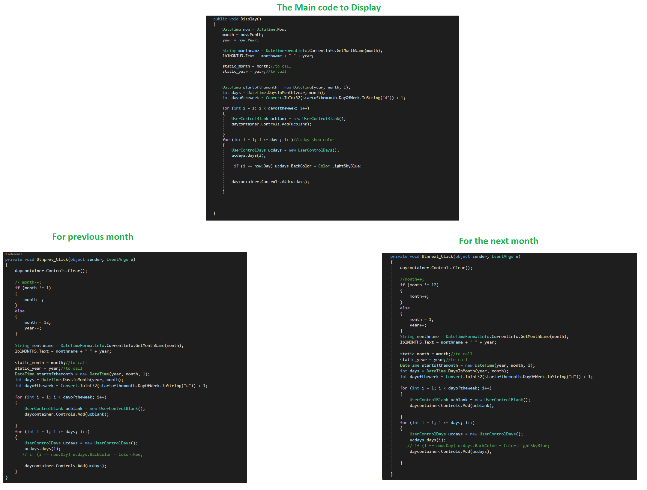 Not showing back color in UserControl in my calendar - Microsoft Q&A
