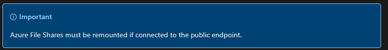 Azure File Share via Private Endpoint failing after re-creating the PE with same name ...