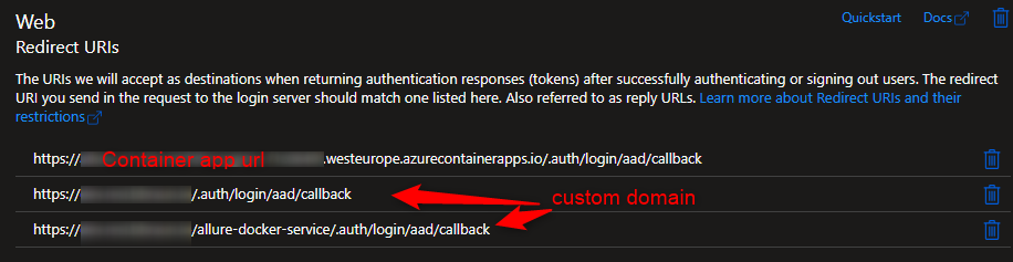 How to perform authentication in container apps through Front Door's custom domain? - Microsoft Q&A