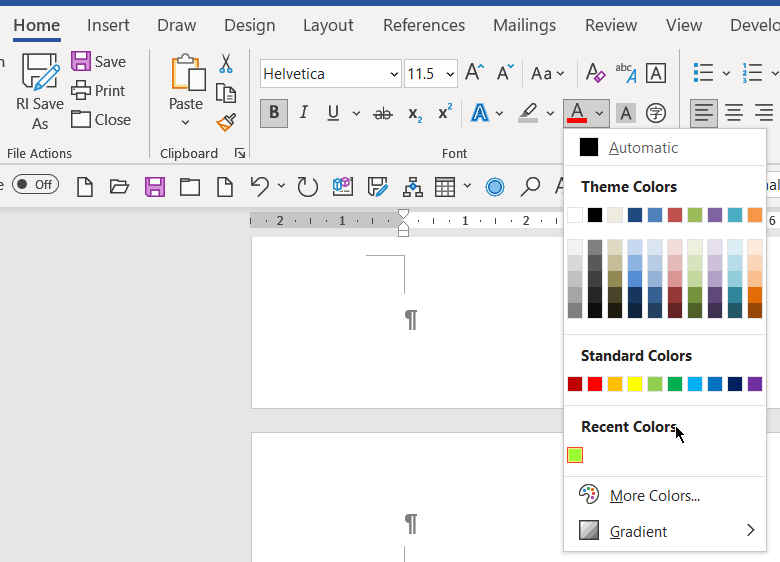 Eyedropper tool for text- Urgent! - Microsoft Q&A