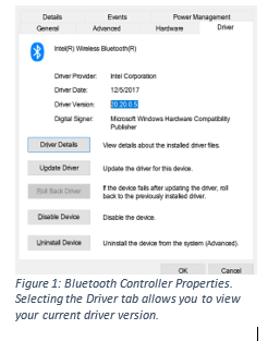 Intel Wireless Bluetooth driver stopped working after installing a ...