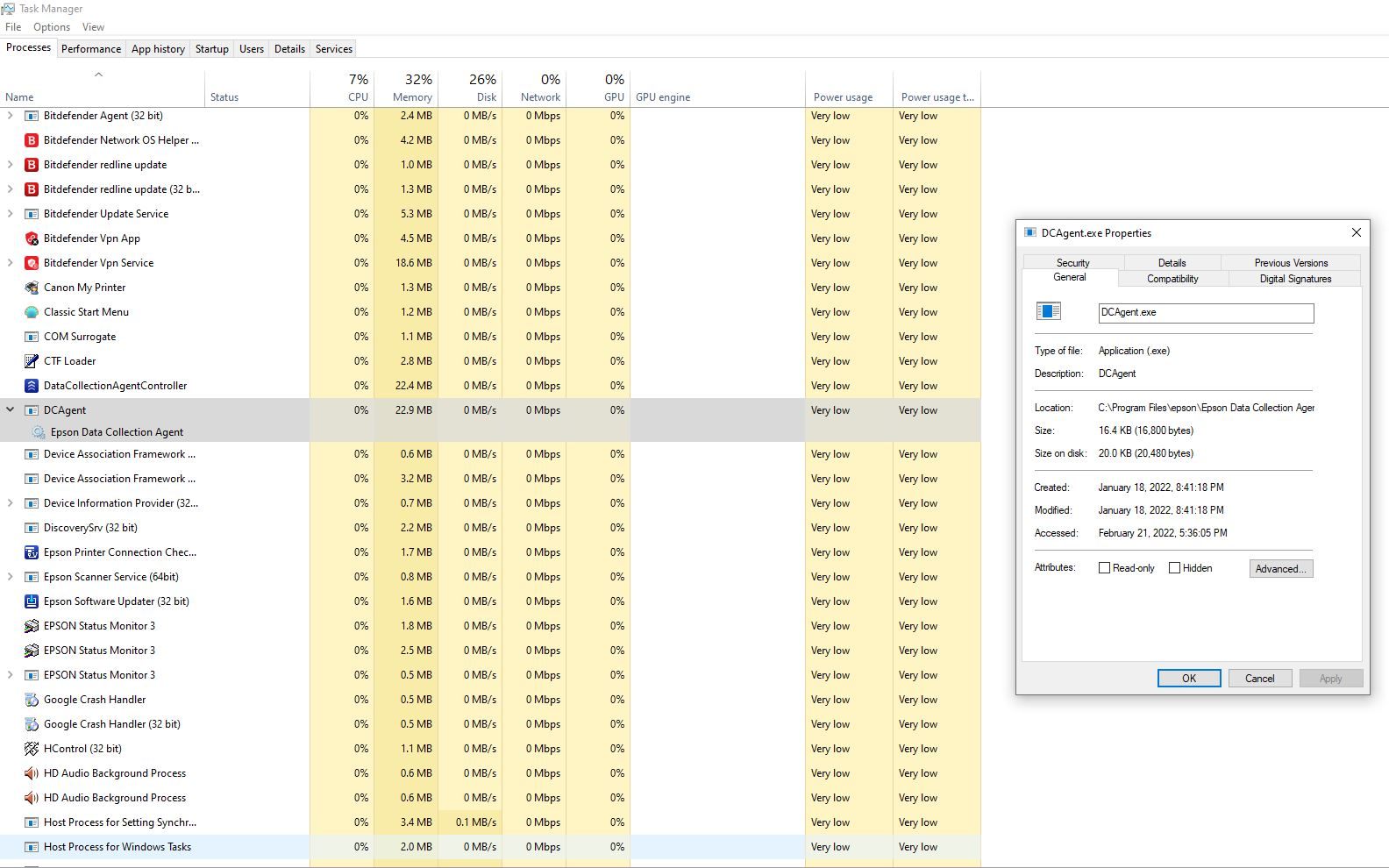 DC Agent using 100% of my i7 CPU - Microsoft Q&A