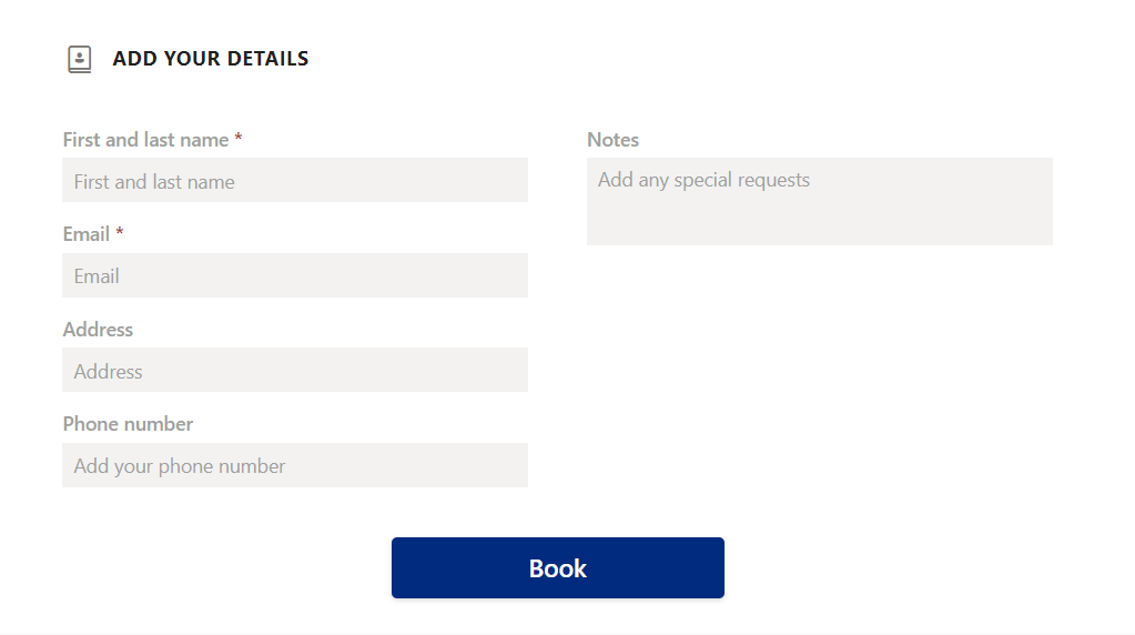 Add/Remove "Add your details" fields (Bookings) - Microsoft Q&A