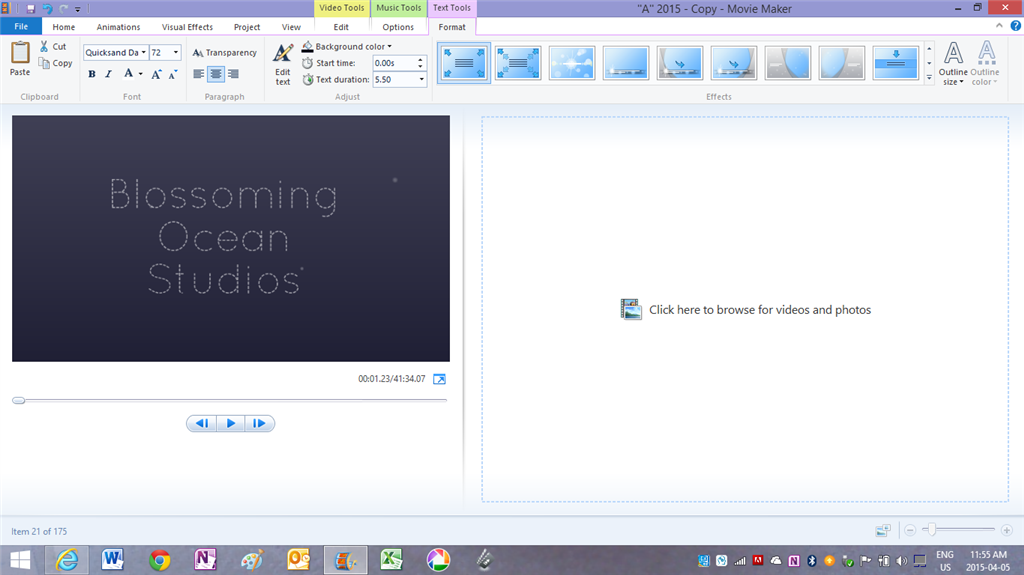 Windows Movie Maker not showing pictures/videos - Microsoft Q&A