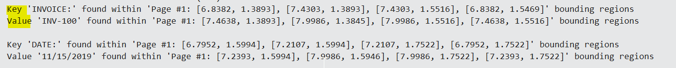 Get Keyvaluepairs When Using Modelid Prebuilt Invoice Microsoft Q A