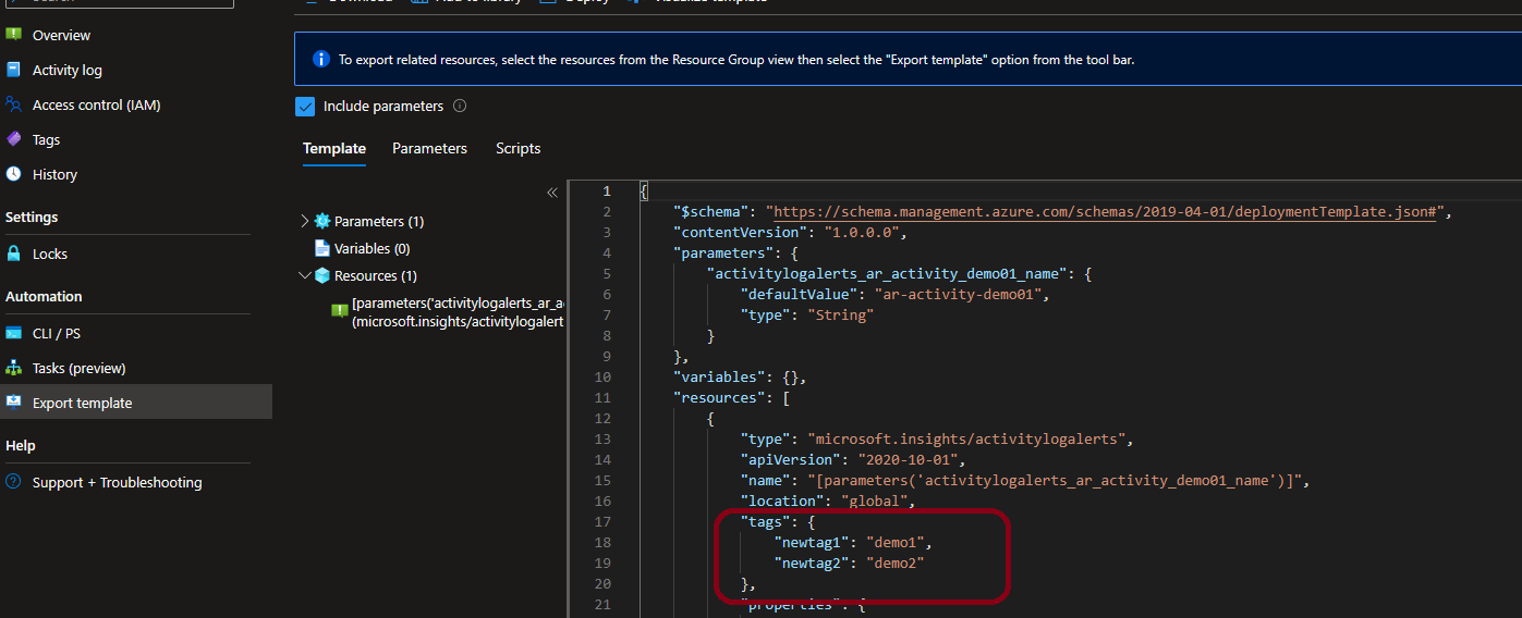 Adding/updating/deleting tags on an existing resource of type of ... Adding/updating/deleting tags on an existing resource of type of ...