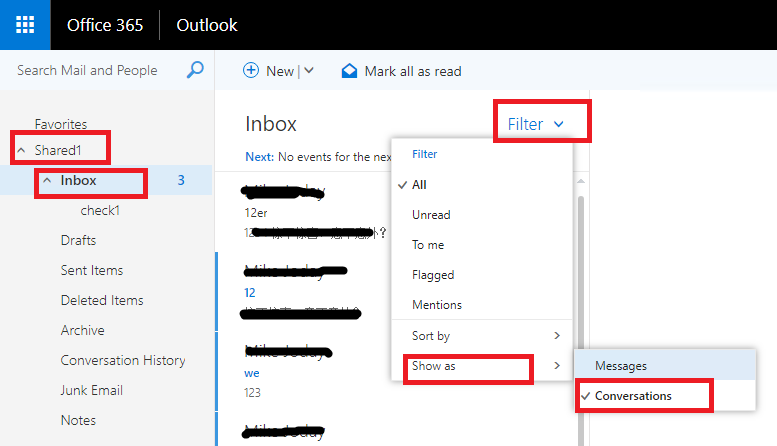 Shared Mailbox Conversation View - Microsoft Q&A