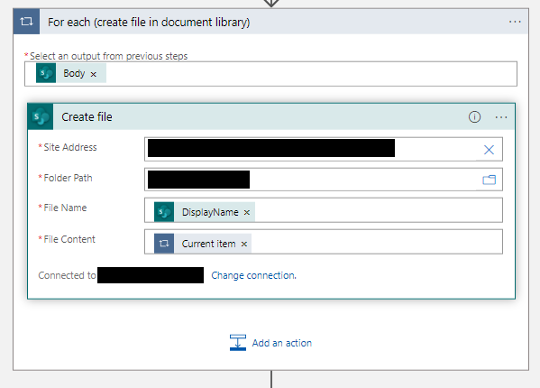 Copy and Rename files from list item to document library with Azure Logic Apps - Microsoft Q&A