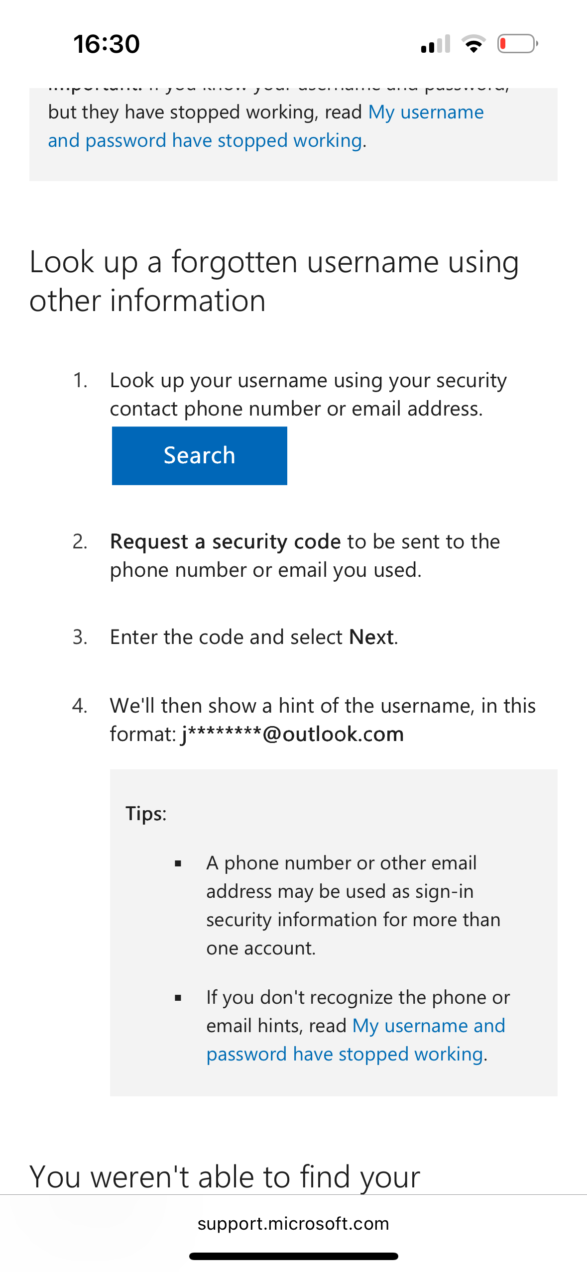Find outlook email via hotmail recovery email - Microsoft Q&A