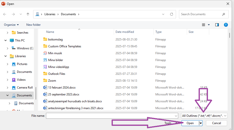 about export word to powerpoint - Microsoft Q&A