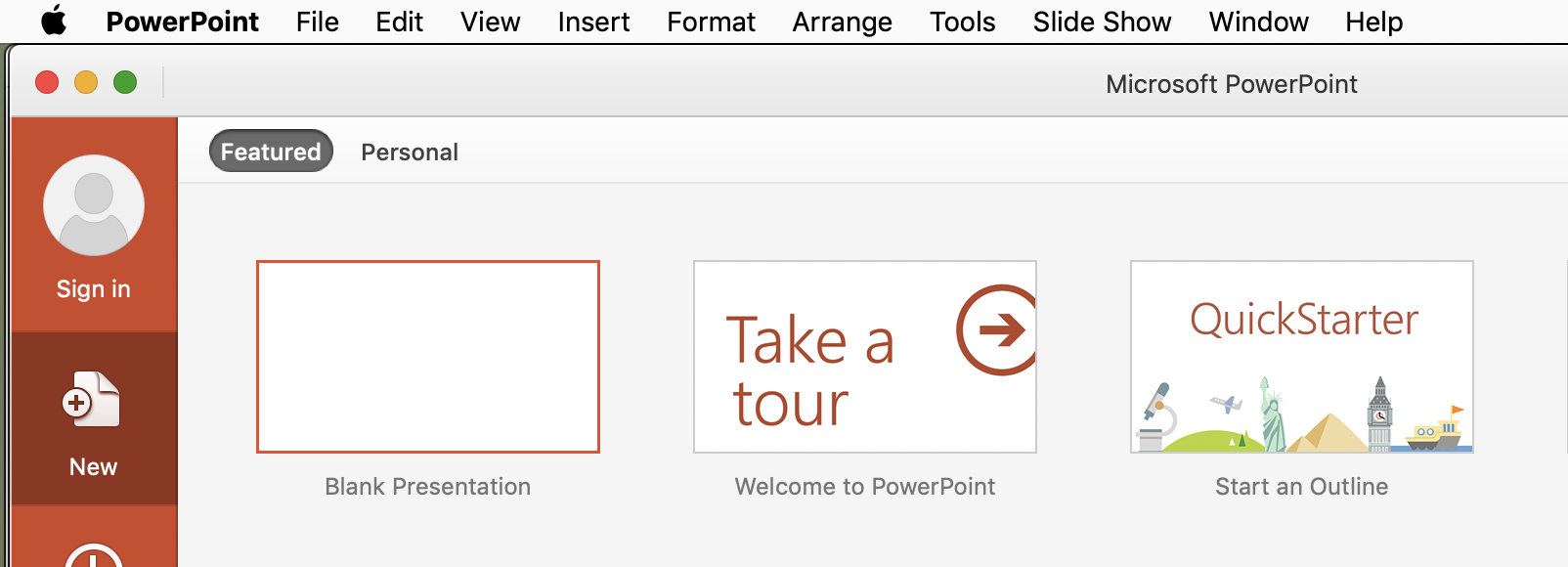 File -> Options on mac - Microsoft Q&A