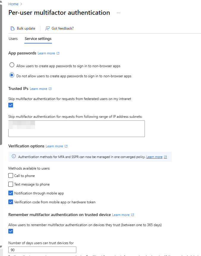 After MFA enabled, Devices keep prompting to auth - Microsoft Q&A