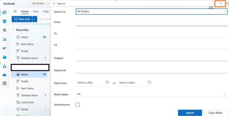 How do I search all my mailboxes on new Outlook? - Microsoft Q&A