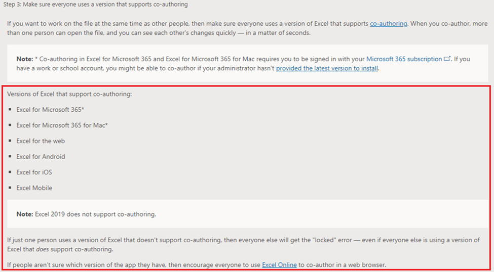 Staff members are experiencing error with SharePoint files (Excel ...
