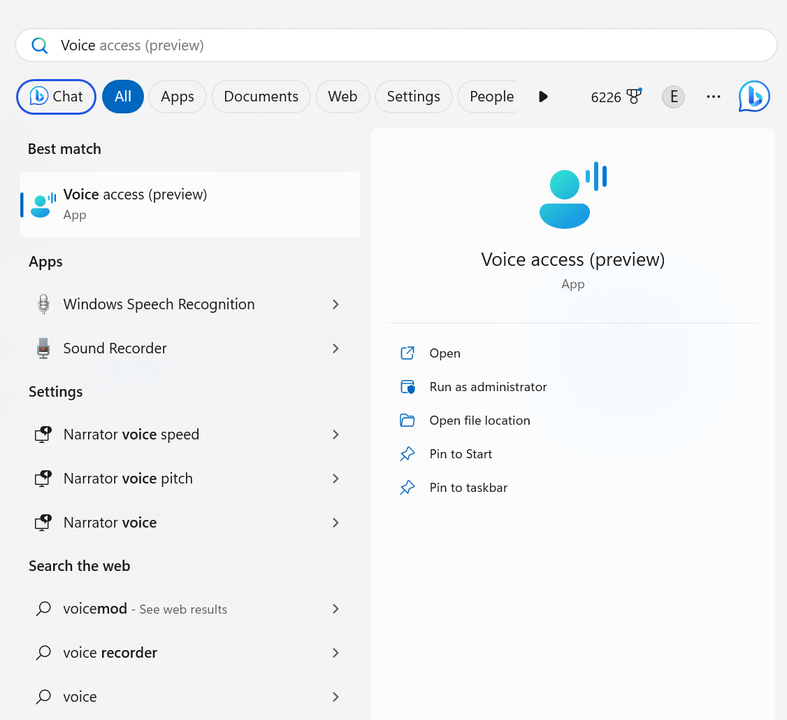 Voice access (preview) confusion - Microsoft Q&A