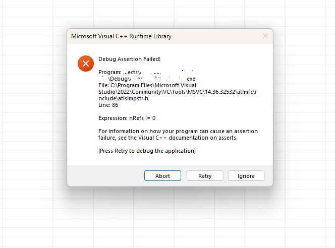 Help to debug my ATL app - Microsoft Q&A