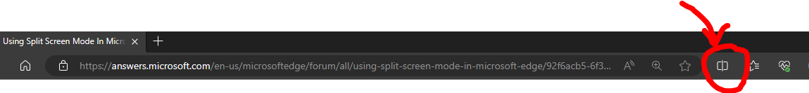Using Split Screen Mode In Microsoft Edge - Microsoft Q&A