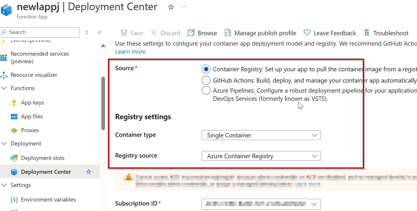 Function app - Encountered an error (ServiceUnavailable) from host runtime. - Microsoft Q&A