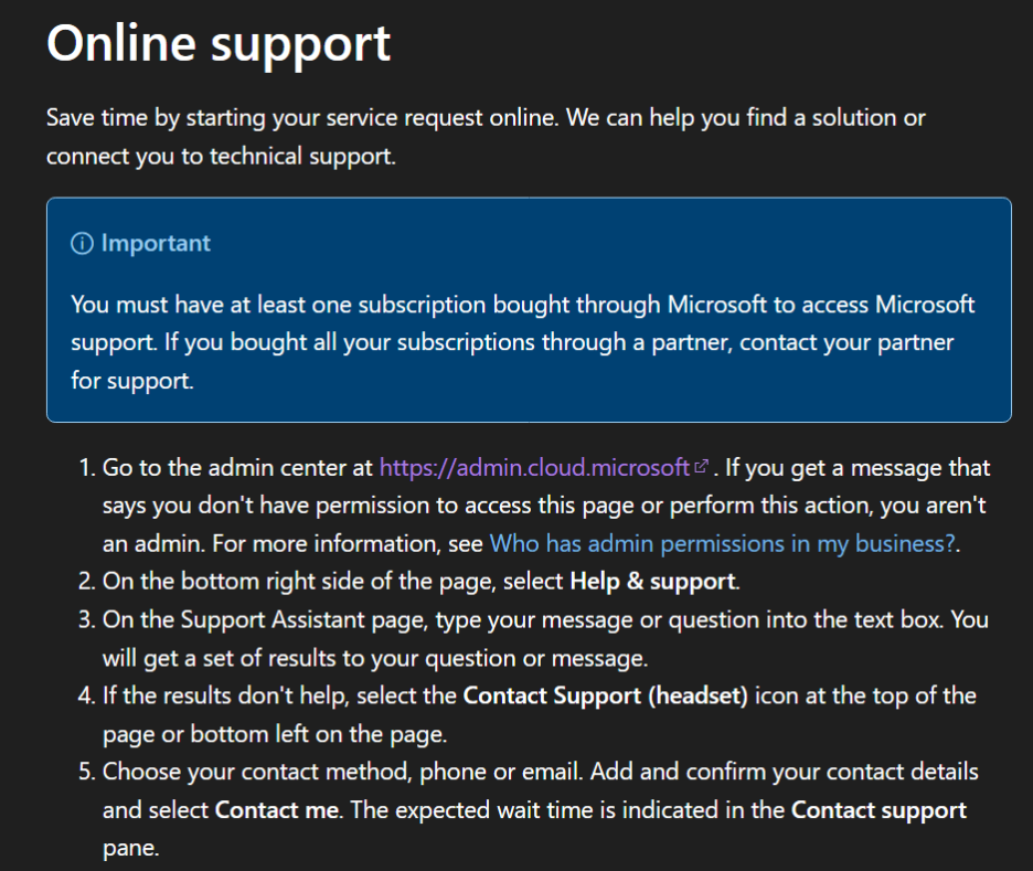 Not able to log into my Microsoft Admin center account - Microsoft Q&A
