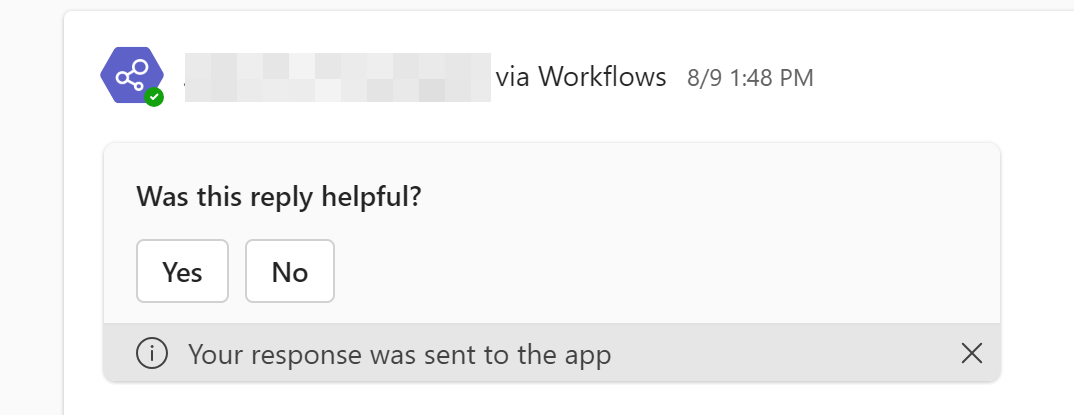 Get "unable to reach app. please try again" message on reply message but not found in post ...