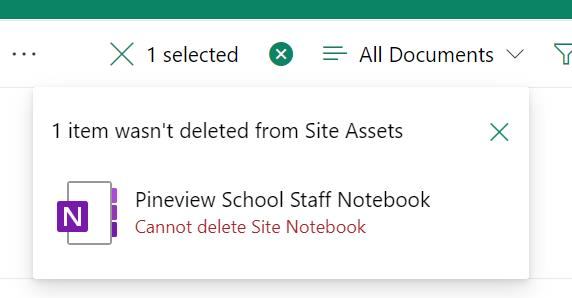 How to remove 'Staff Notebook' - Microsoft Q&A