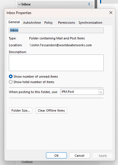 Outlook Desktop App - Hide item count for Inbox - Microsoft Q&A