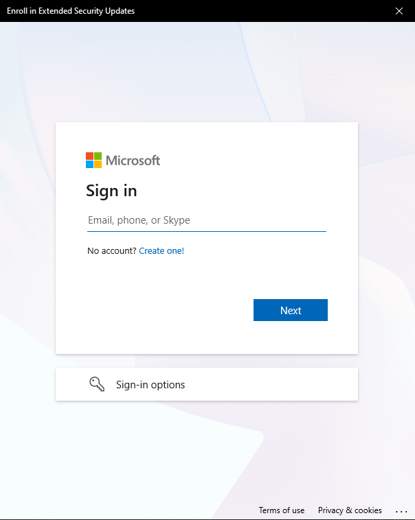 How to prevent the enroll in extended security updates for windows 10 ...