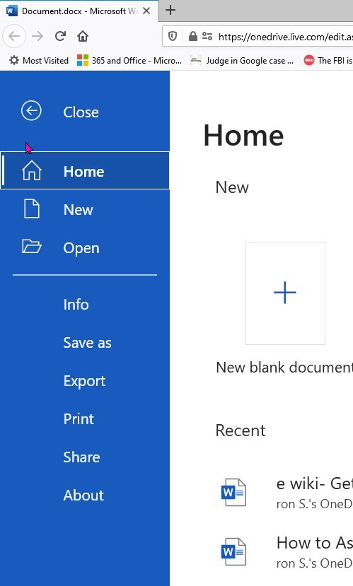 Where is Save as...? Share? in Office 365? - Microsoft Q&A