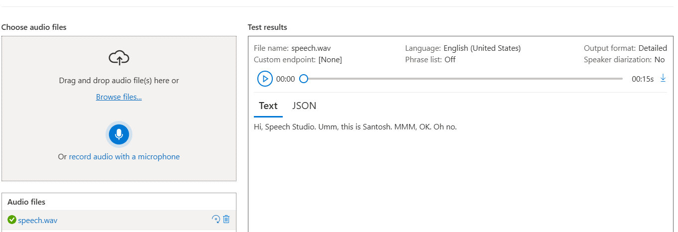 Transcription ....ID...: Failed - Microsoft Q&A