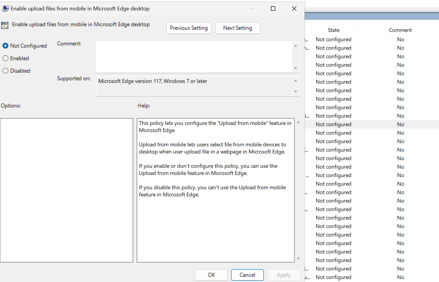 How to disable upload from mobile on home PC - Microsoft Q&A