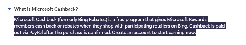 Is MS Cashback a scam - Microsoft Q&A