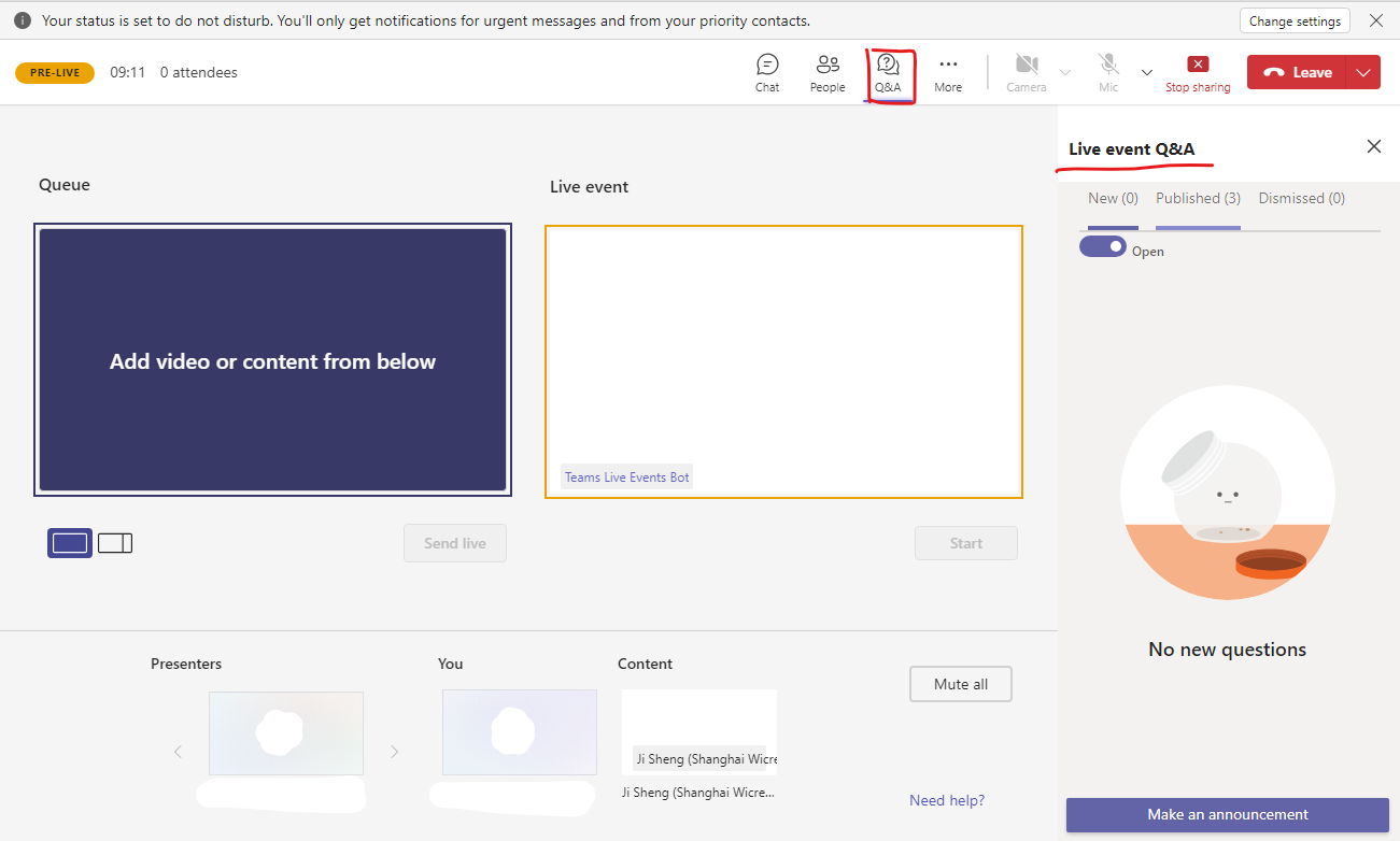 How to fix the live event problems on teams? - Microsoft Q&A