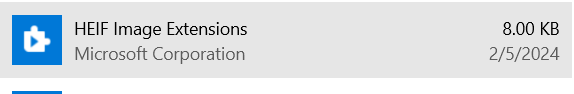 How to removed installed HEIF extension - Microsoft Q&A