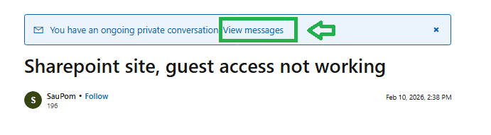 Sharepoint site, guest access not working - Microsoft Q&A