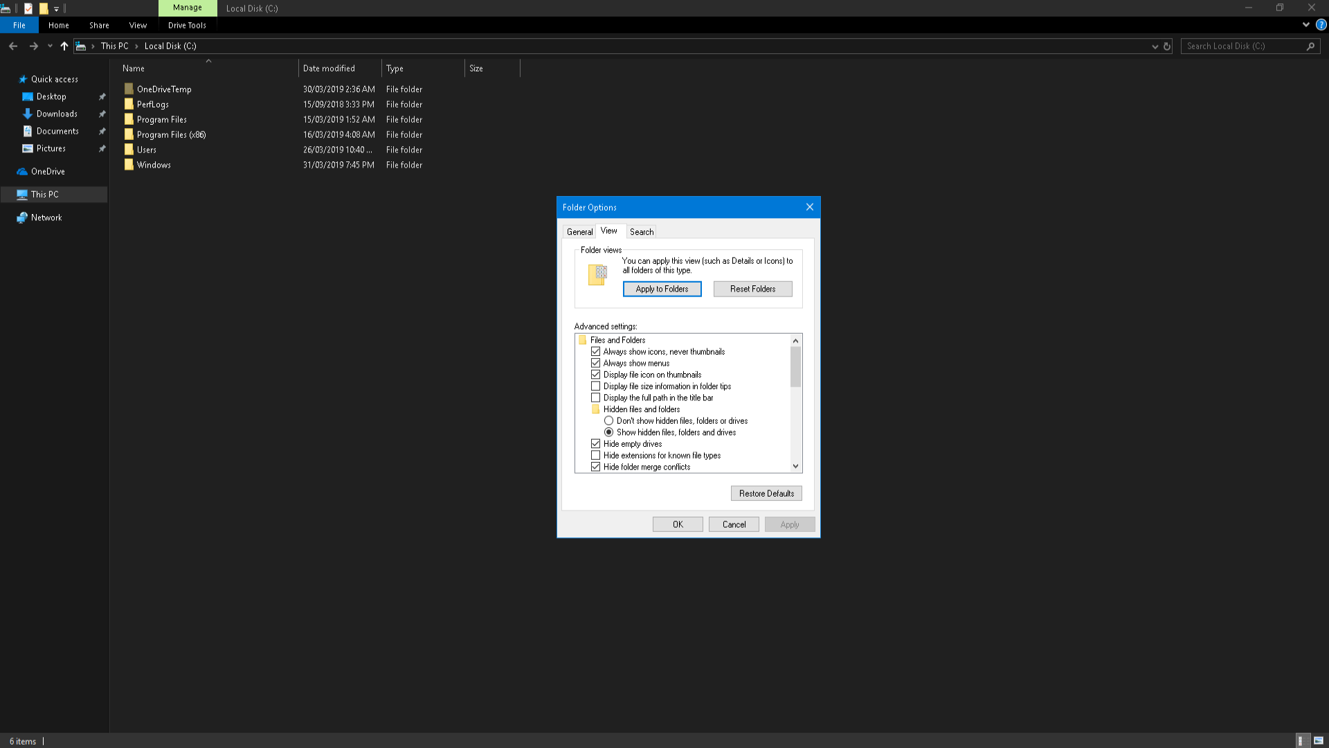 Hidden ProgramData missing from File Explorer - Microsoft Q&A