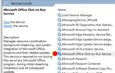 Why does "Microsoft Office Click-to-run" process always pop up again after I end it in task ...