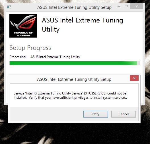 Installing XTU, Intel extreme tuning utility, "verify that you have ...