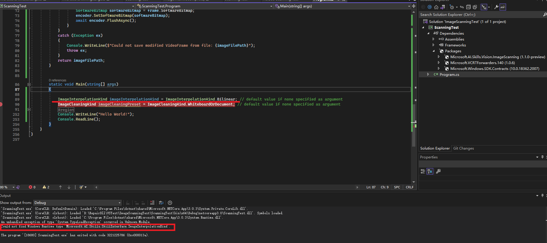 Microsoft.AI.Skills.SkillInterface - Microsoft Q&A