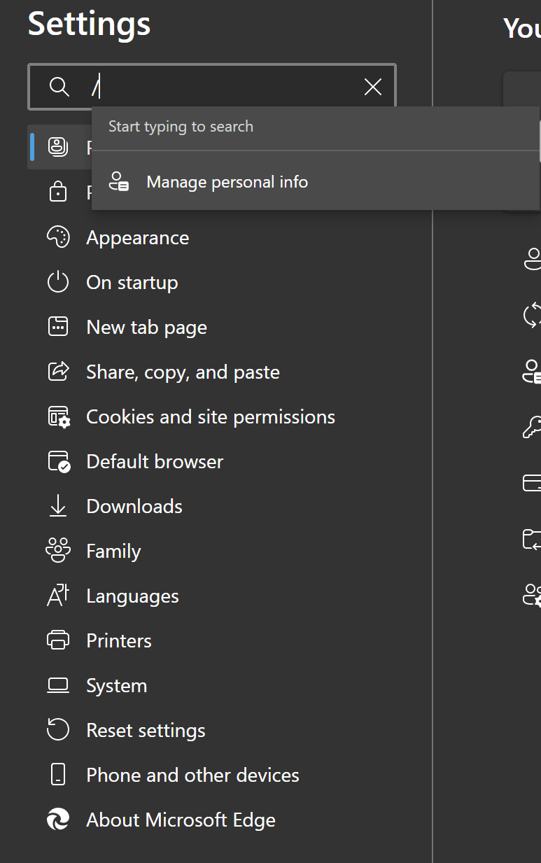 Browser search bar typing / when I hit enter, causing search to fail ...