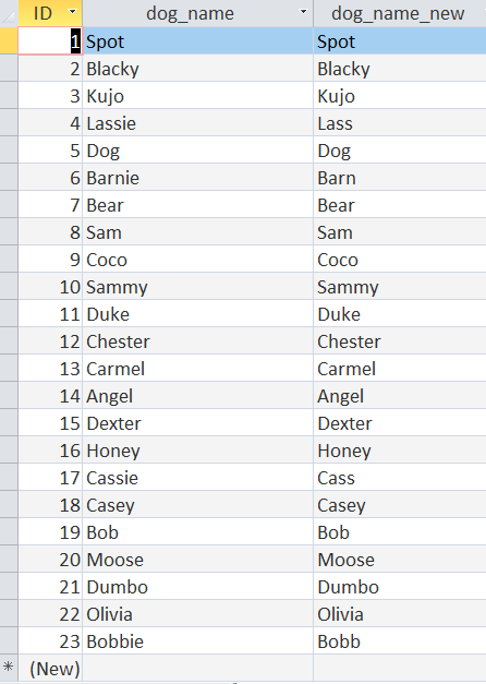 Using Remove() to remove characters, or certain words in a table field ...