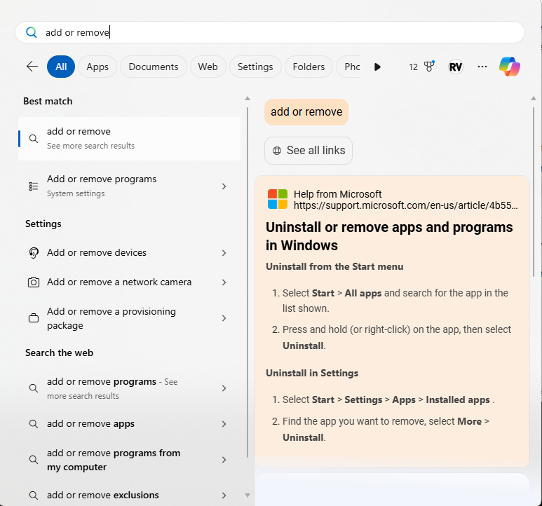How can i get windows search to stop offering search results in edge ...