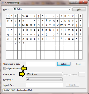 Charmap is limited to 221 characters and won't scroll - Microsoft Q&A